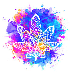 Cannabis leaf Royalty Free Vector Image - VectorStock