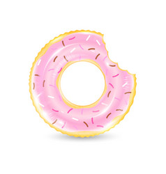 Cartoon donut Royalty Free Vector Image - VectorStock