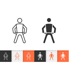 Empty pockets Royalty Free Vector Image - VectorStock