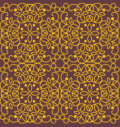 Vintage arabic pattern Royalty Free Vector Image