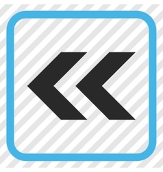 Shift Left Icon In a Frame Royalty Free Vector Image