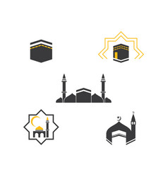 Kaaba logo Royalty Free Vector Image - VectorStock