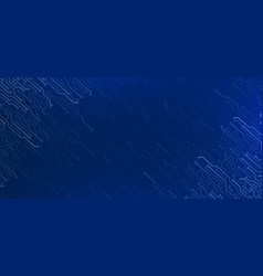 Electronic elements on dark blue background Vector Image