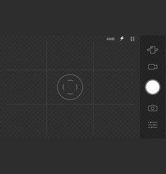 Night vision camera overlay Royalty Free Vector Image
