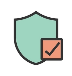 Verified protection Royalty Free Vector Image - VectorStock