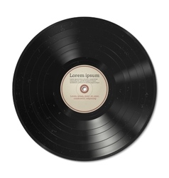 Retro 45 rpm record labels Royalty Free Vector Image