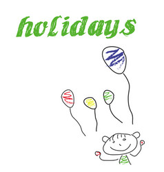 School holidays Royalty Free Vector Image - VectorStock