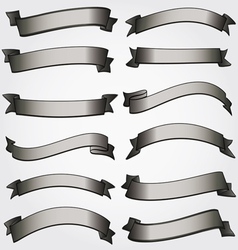 Set of design ribbons banners Royalty Free Vector Image