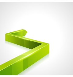 Green graph arrow Royalty Free Vector Image - VectorStock