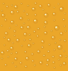 Beer foam realistic craft bubbles condensate Vector Image