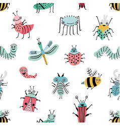 Cartoon insects Royalty Free Vector Image - VectorStock