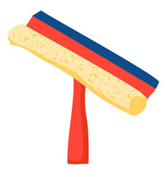 Cartoon with squeegee Royalty Free Vector Image