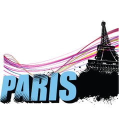 Paris border Royalty Free Vector Image - VectorStock