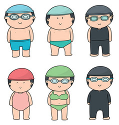 Set yoyo Royalty Free Vector Image - VectorStock