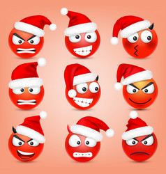 Emotions characters cartoon group Royalty Free Vector Image