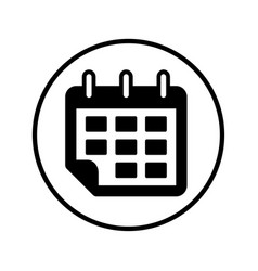 On-time delivery schedule pickup icon Royalty Free Vector