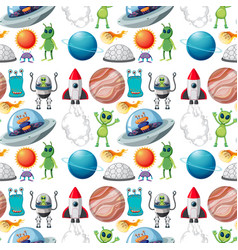 Astrology seamless pattern with constellations Vector Image