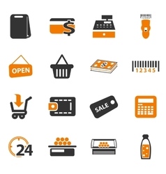 Grocery store icon Royalty Free Vector Image - VectorStock