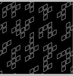 Pixel seamless pattern template grayscale Vector Image