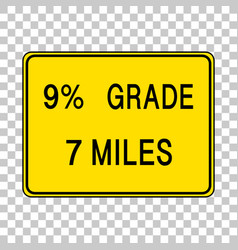 Zebra crossing traffic sign on white background Vector Image