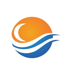 Water logo template Royalty Free Vector Image - VectorStock