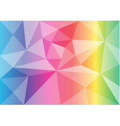 Rainbow colors abstract geometric background Vector Image