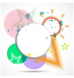 Modern circle design soft color template Vector Image