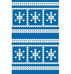 Winter seamless knitting pattern Royalty Free Vector Image