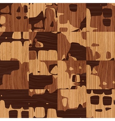 Vintage wooden blocks Royalty Free Vector Image