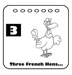 Cartoon roster Royalty Free Vector Image - VectorStock