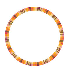 Fun kids puzzle frame round form Royalty Free Vector Image