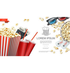 Popcorn box Royalty Free Vector Image - VectorStock