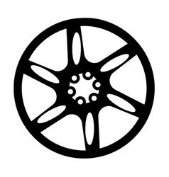 Alloy wheel Royalty Free Vector Image - VectorStock