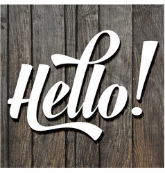 Speech bubbles with hello on different languages Vector Image