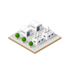 Rfid technology isometric business concept Vector Image