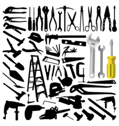 Tool set Royalty Free Vector Image - VectorStock