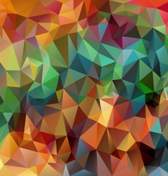 Sunny green meadow polygonal triangular pattern Vector Image