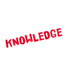 Knowledge rubber stamp Royalty Free Vector Image