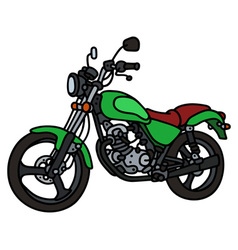 Green light motorcycle Royalty Free Vector Image