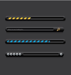 Game resource bar-set 4 Royalty Free Vector Image