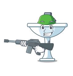 Up board cartoon sink in the kitchen room Vector Image