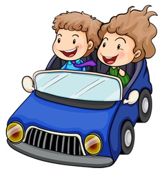 A violet toy car Royalty Free Vector Image - VectorStock
