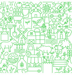 Organic farming design elements Royalty Free Vector Image