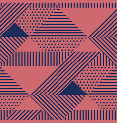 Red textured color diagonal seamless pattern Vector Image