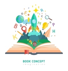 A book Royalty Free Vector Image - VectorStock