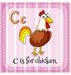 Flashcard alphabet d is for door Royalty Free Vector Image