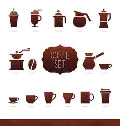 A large cup of coffee Royalty Free Vector Image