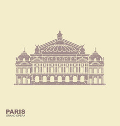 Sydney opera house stylized icon in flat style Vector Image