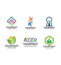 A logo hexagon icon Royalty Free Vector Image - VectorStock