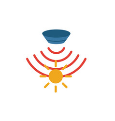Ultrasonic sensor icon simple element from Vector Image